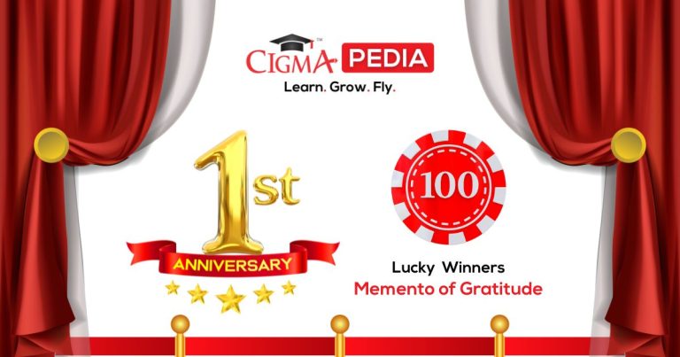 CIGMA Pedia 1st Anniversary Lucky Draw - 100 Winners - Memento of ...
