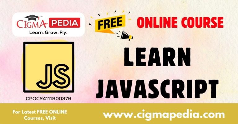 Learn JavaScript (Free Online Course) - CIGMA Pedia