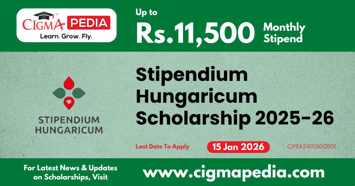 Stipendium Hungaricum Scholarship 2025-26 For UG, PG and Ph.D Students ...