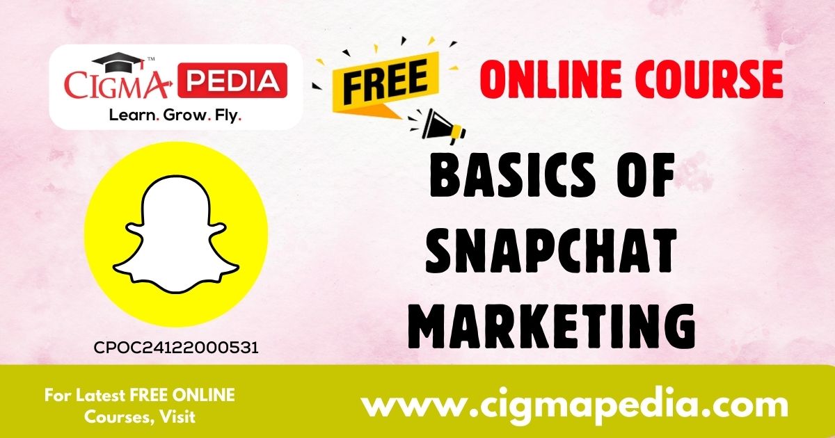 Basics of Snapchat Marketing (Free Online Course) - CIGMA Pedia