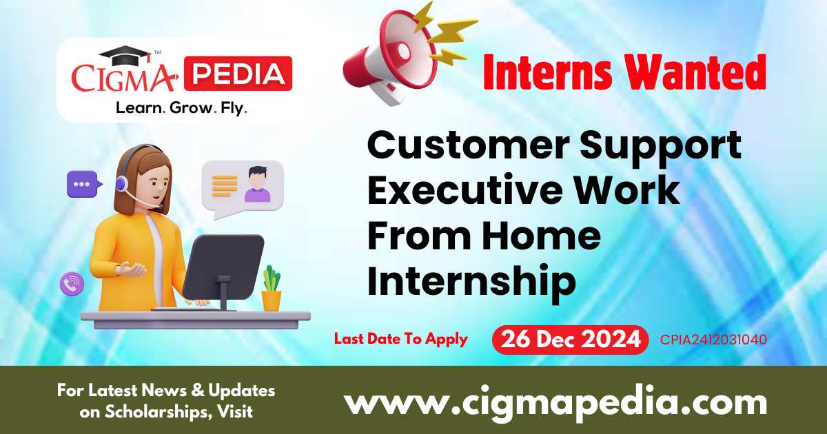 Customer Support Executive Work From Home Internship by Guidofie: How ...