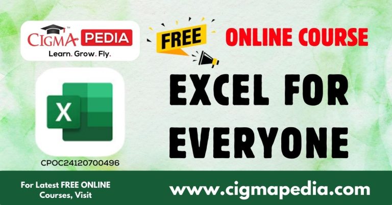 Excel for Everyone (Free Online Course) - CIGMA Pedia