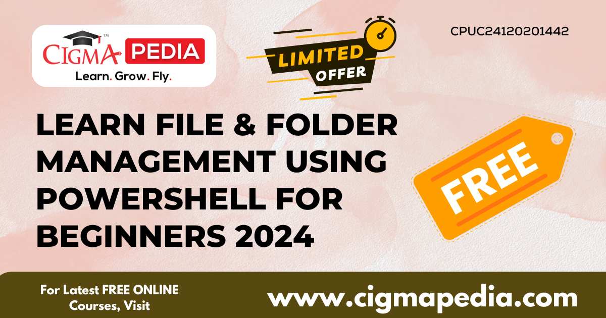 Learn File & Folder Management Using PowerShell For Beginners 2024 ...