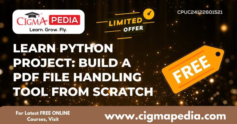 Learn Python Project: Build a PDF File Handling Tool from Scratch 2024 ...