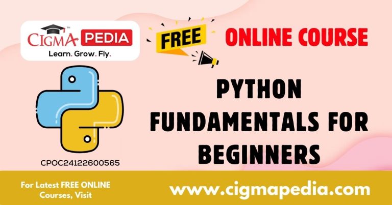 Python Fundamentals for Beginners (Free Online Course) - CIGMA Pedia
