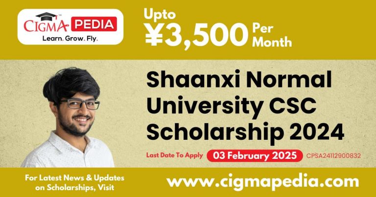 Shaanxi Normal University CSC Scholarship (SNNU) for PG and Ph.D ...