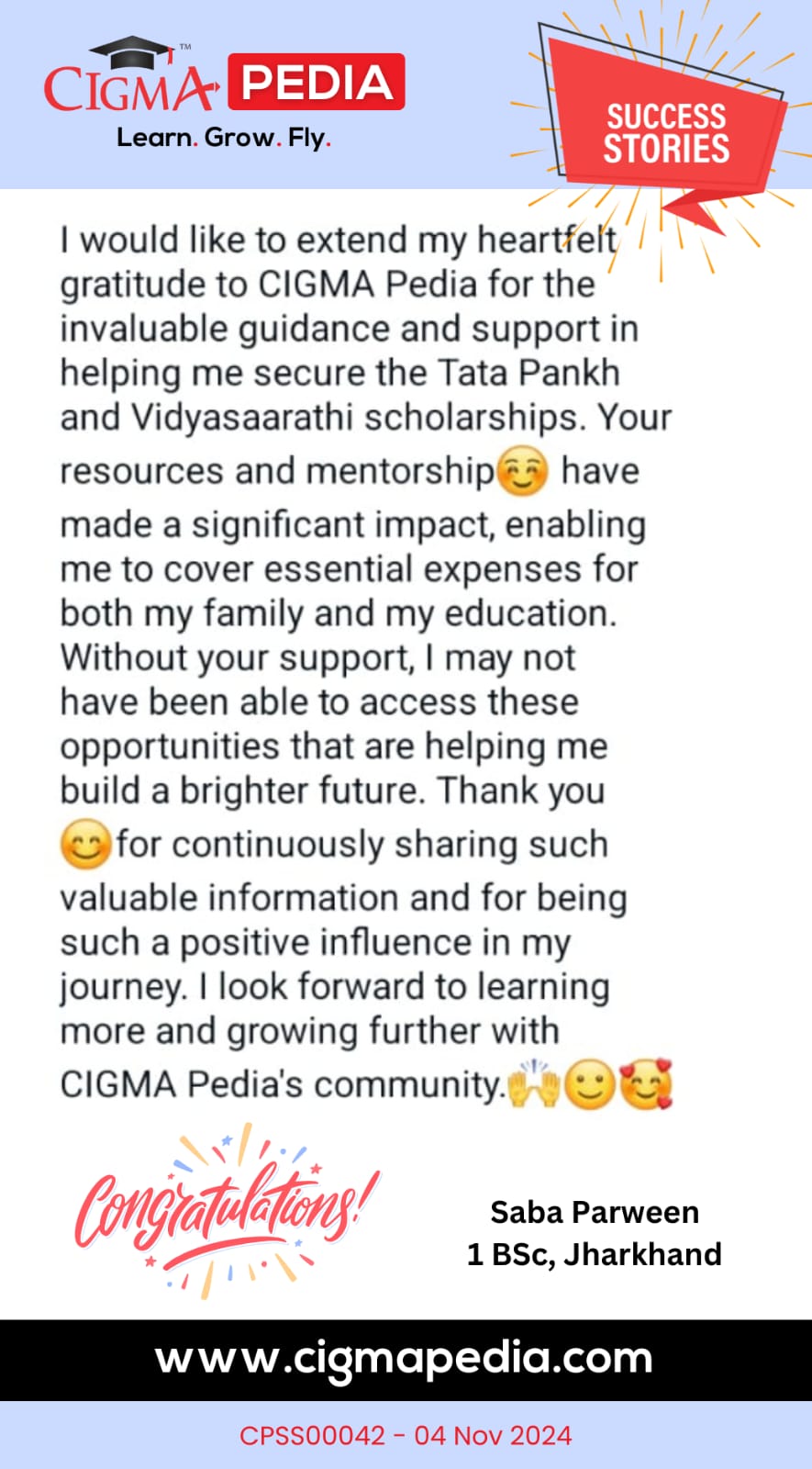Success Stories - CIGMA Pedia