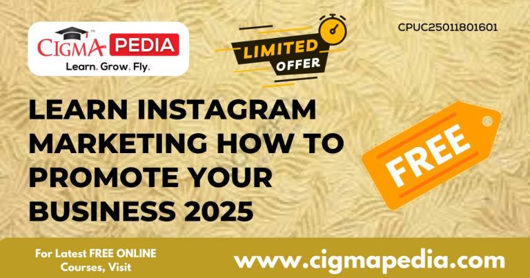 Learn Instagram Marketing How to Promote Your Business 2025 (Free Udemy ...