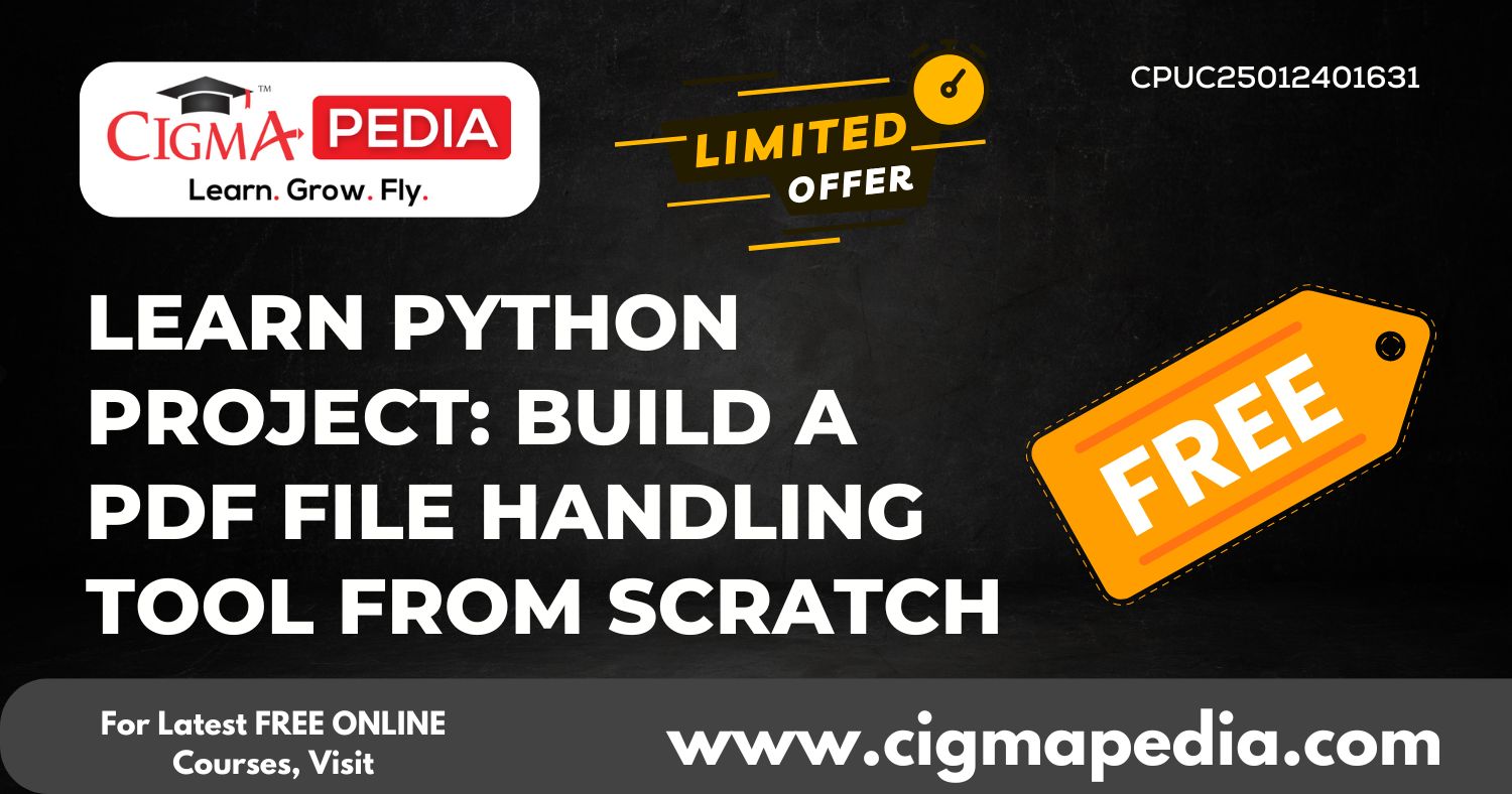 Learn Python Project: Build a PDF File Handling Tool from Scratch (Free ...