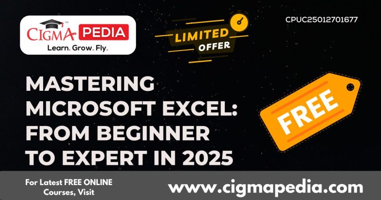 Mastering Microsoft Excel: From Beginner to Expert in 2025 (Free Udemy ...