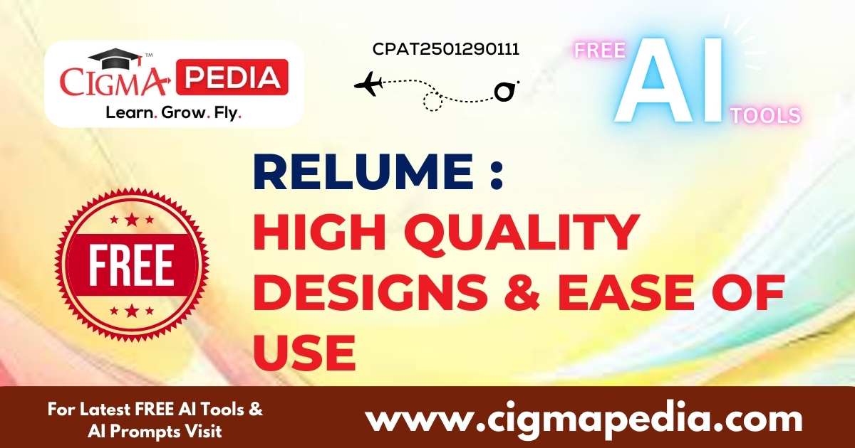 Discover Relume AI Tool: Revolutionizing Web Design - CIGMA Pedia