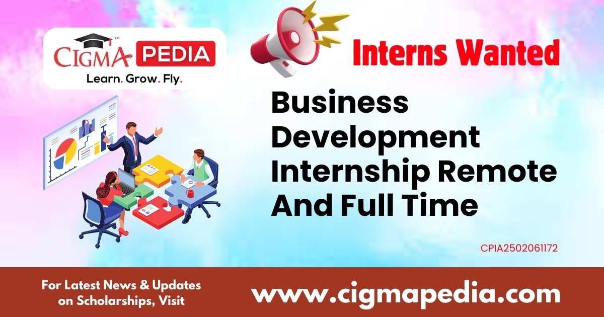 Business Development Internship Remote And Full Time By Eazura TechSo ...