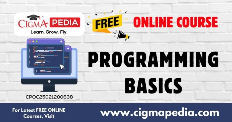 Programming Basics (Free Online Course) - CIGMA Pedia
