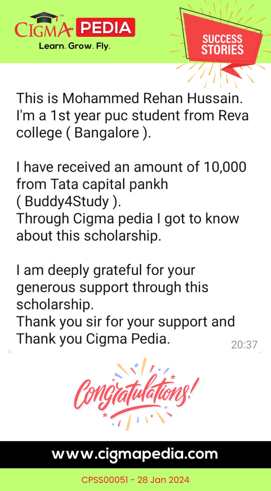 Success Stories - CIGMA Pedia