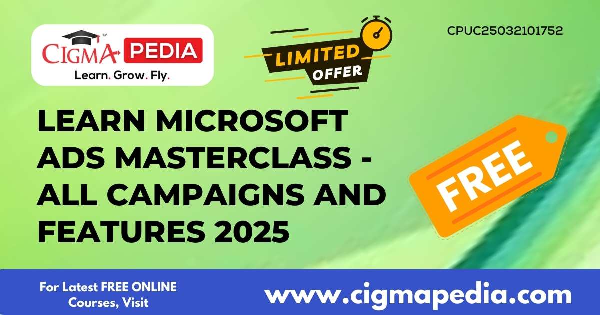 Free Udemy Courses - CIGMA Pedia