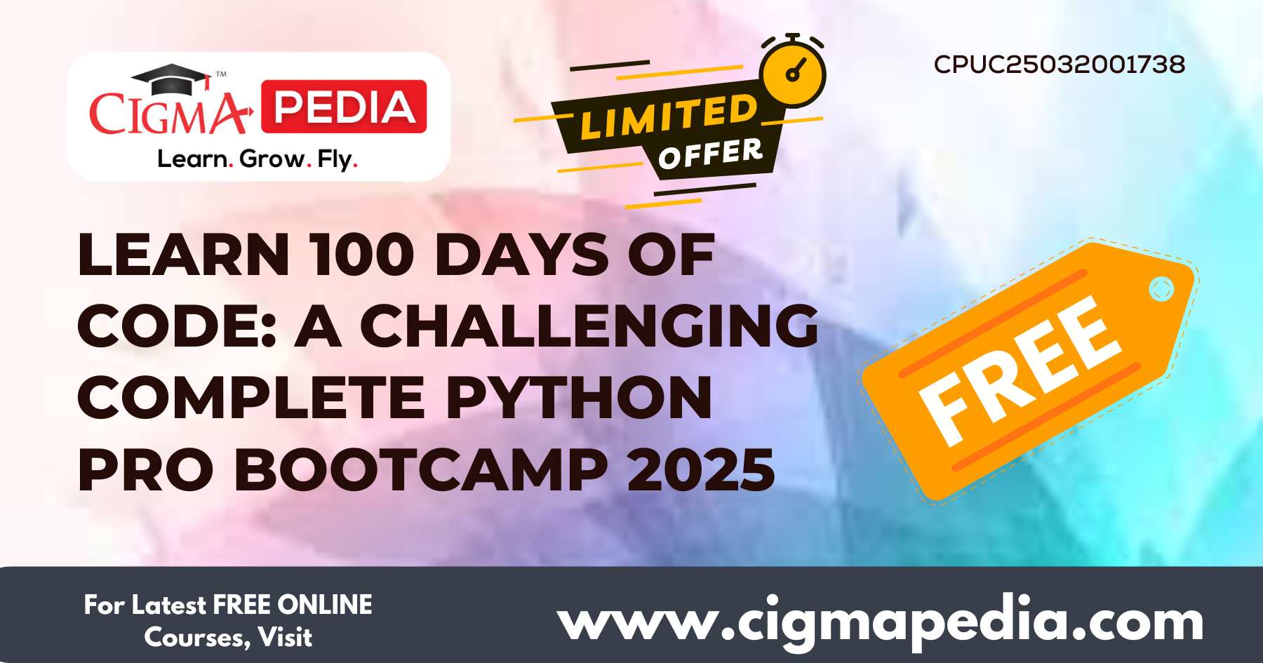 Learn 100 Days of Code: A Challenging Complete Python Pro Bootcamp 2025 (Free Udemy Course ...