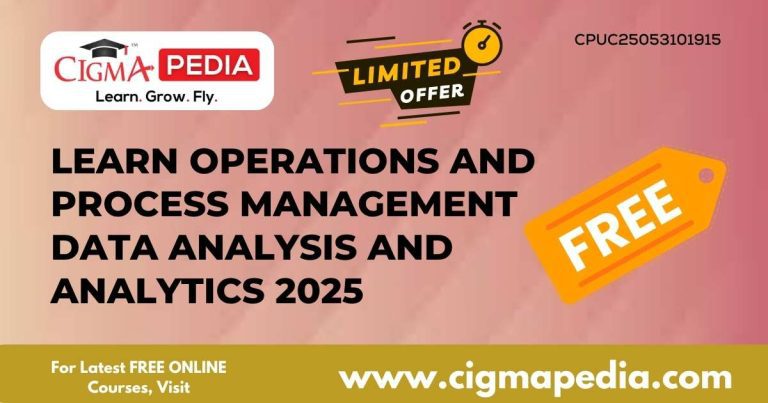 Learn Operations and Process Management Data Analysis And Analytics ...