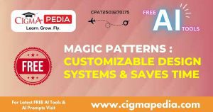 Magic Patterns: The AI-Powered Design Tool for Developers - CIGMA Pedia