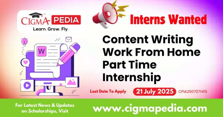 Content Writing Work From Home Part Time Internship By Icy Tales: How ...