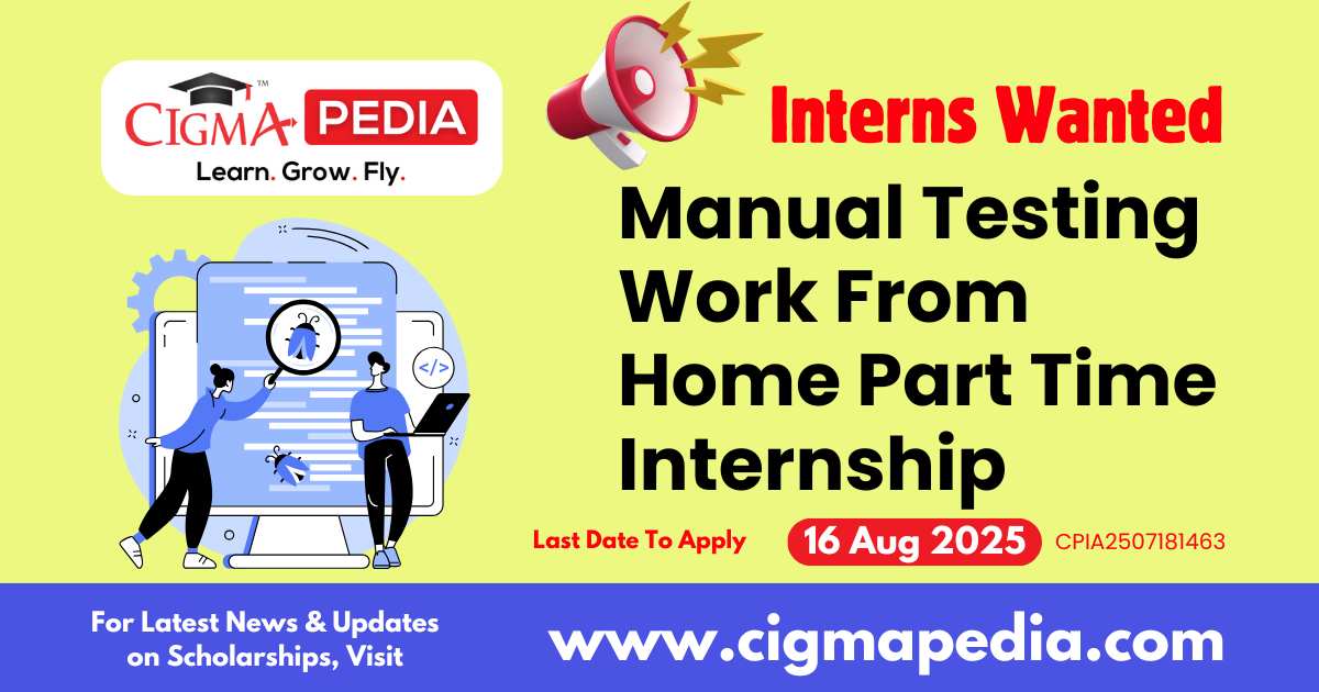 Manual Testing Work From Home Part Time Internship By Heroteck Private ...