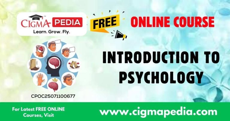 Introduction to Psychology (Free Online Course) - CIGMA Pedia