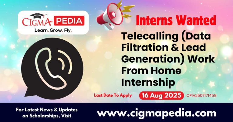 Telecalling (Data Filtration & Lead Generation) Work From Home Internship By Lead Mines Media ...