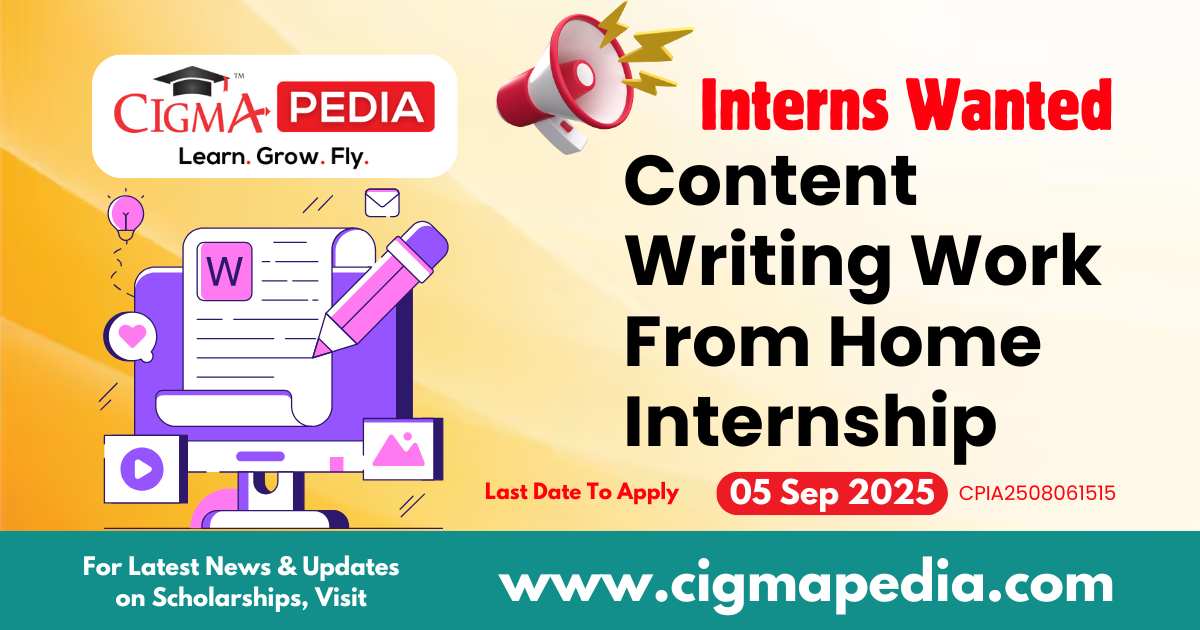 Content Writing Work From Home Internship By Megaminds IT Services: How ...
