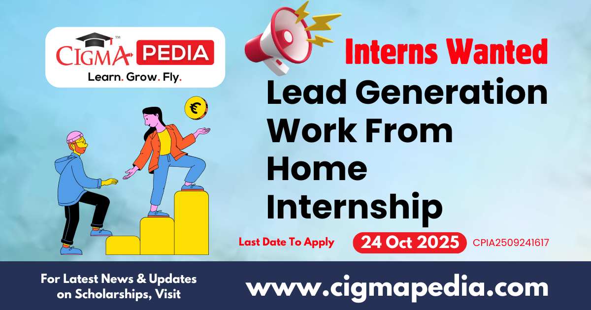 Lead Generation Work From Home Internship By Techno Source India Private Limited: How to Apply ...