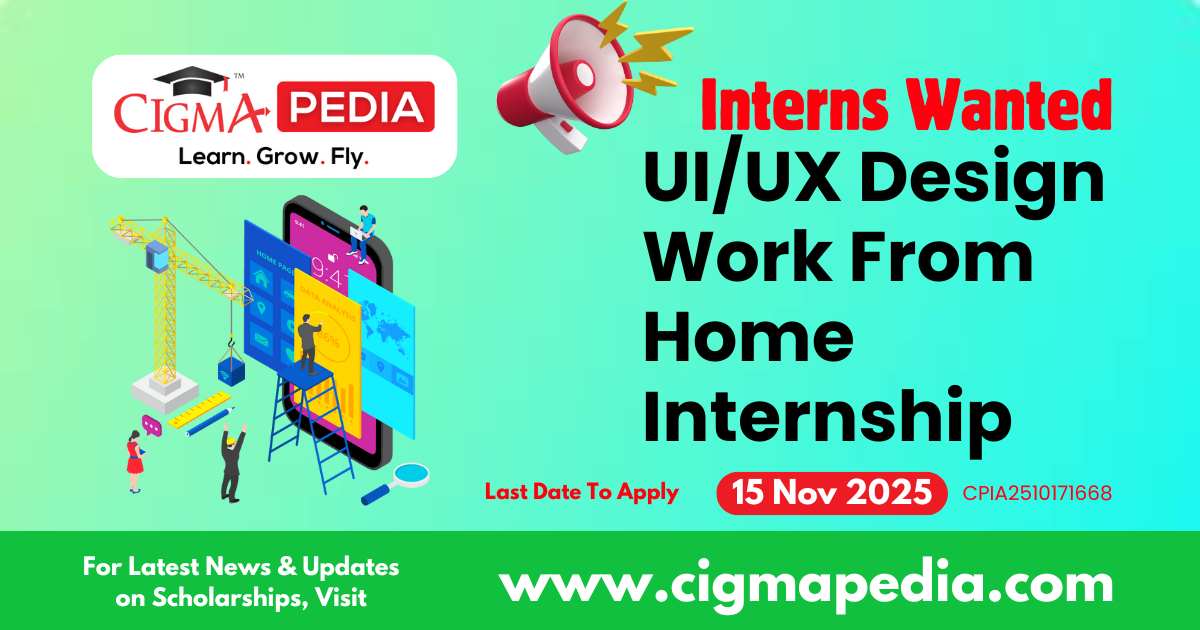 UI/UX Design Work From Home Internship By Creatiwise: How to Apply for ...