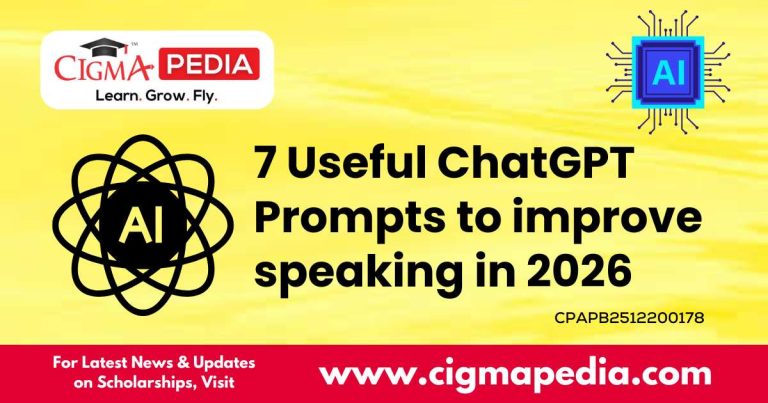 7 Useful ChatGPT Prompts to improve speaking in 2026 - CIGMA Pedia
