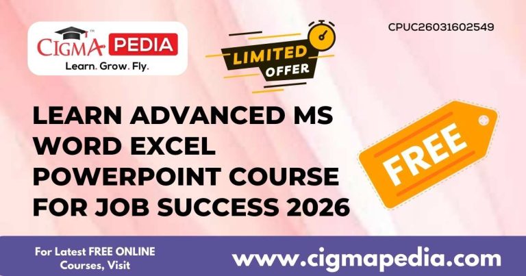 Learn Advanced MS Word Excel PowerPoint Course for Job Success 2026 ...