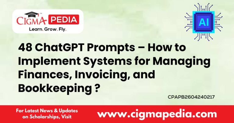 48 ChatGPT Prompts – How to Implement Systems for Managing Finances ...